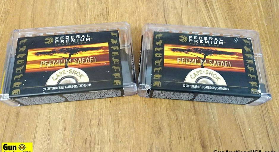 Federal Premium Safari 9.3x74 R Ammo. 40 Rounds 286 Gr. Swift A Frame ...