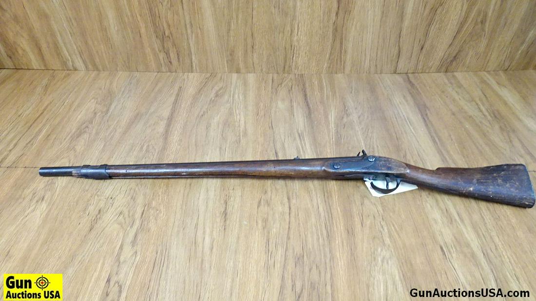 HARPERS FERRY 1812 MUSKET FLINT LOCK Black Powder Rifle. Fair Condition ...