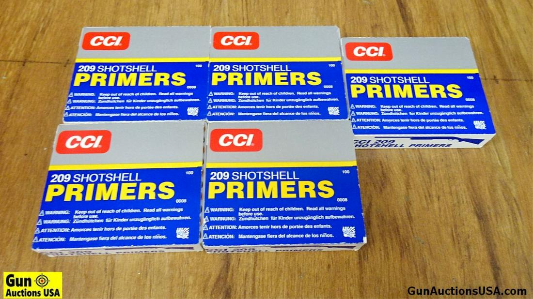 CCI Primers. 500 Count of 209 Shot Shell Primers. . (56232) - Mar 12 ...