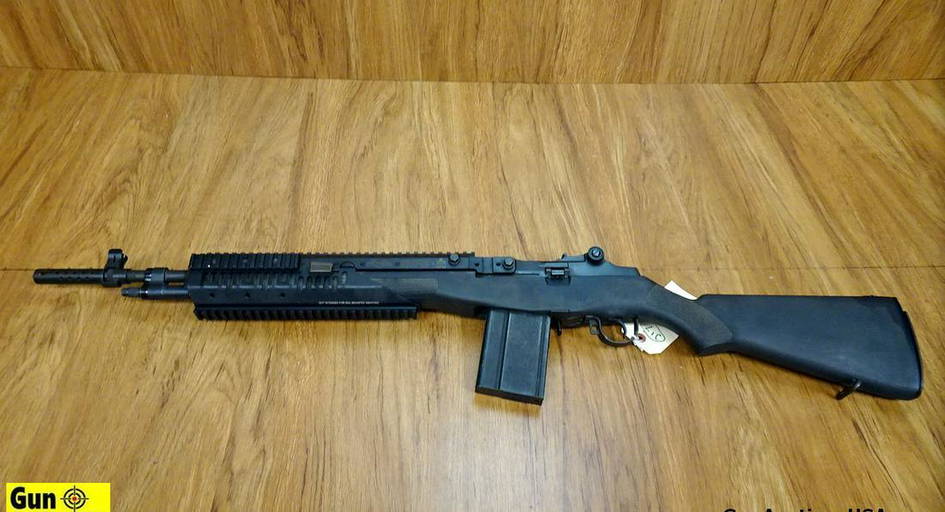 Springfield M1a .308 Semi Auto Rifle. Very Good. 21" Barrel. Shiny Bore ...