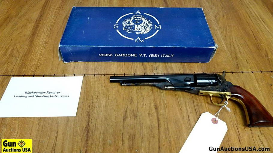 Cva 1860 Army .44 Black Powder Revolver. Like New. 8" Barrel. Shiny ...