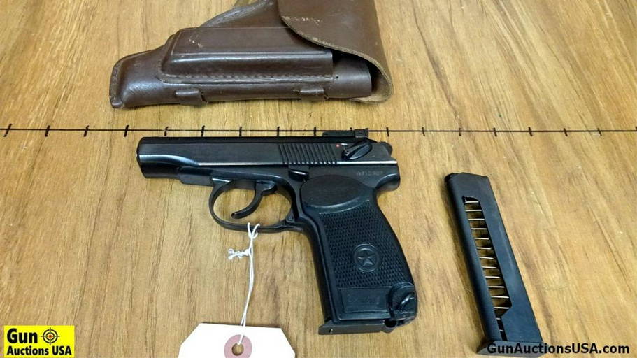 Baikal Ij 70 9mm Makarov Semi Auto Russian Collector Pistol. Very Good. 4" Barrel. Shiny Bore, Tight