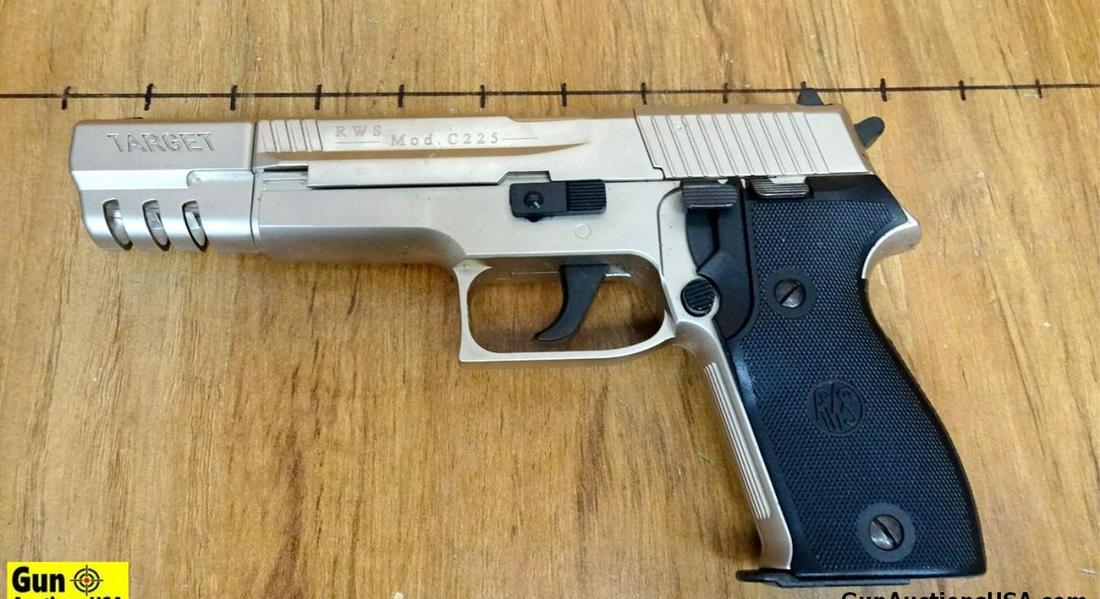 Rws C225 .177 Co2 Pellet Pistol. Very Good. 6" Barrel. Fixed Iron ...