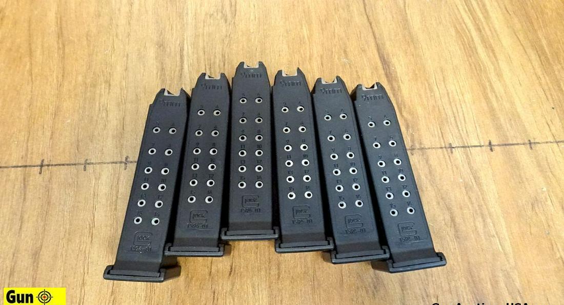 Glock 1594- 01 9mm Magazines. Excellent Condition. Lot Of 6; 15 Rd ...