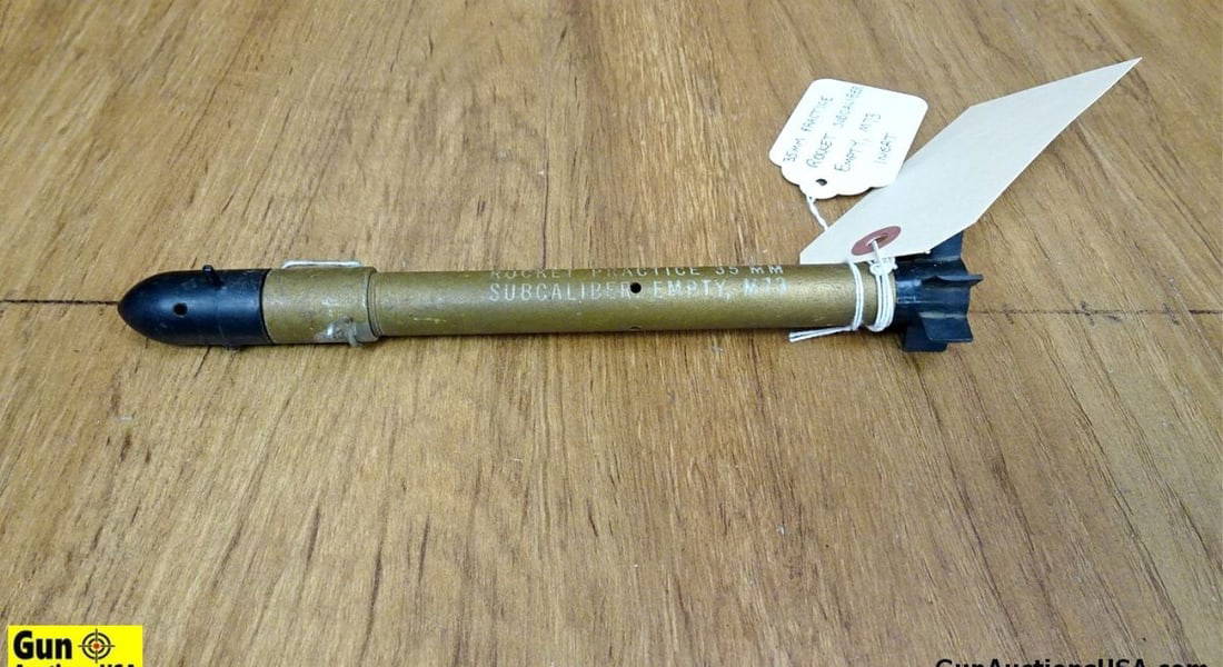 M73 35mm Collector's Rocket. Excellent Condition. Inert Practice Rocket ...
