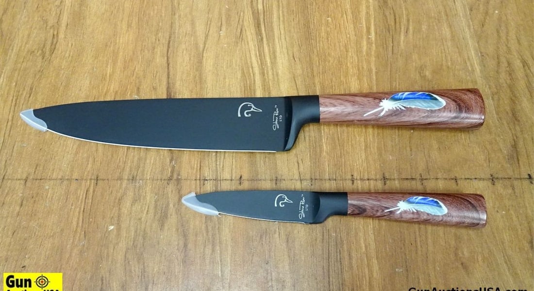 Stone River Knives. Excellent Condition. Lot Of 2; #1 8" Blade, 13.5 ...