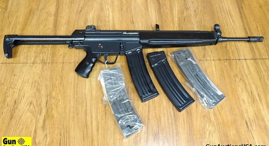 H&k 93 .223 Cal. Semi Auto Rifle. Very Good. 16" Barrel. Shiny Bore ...