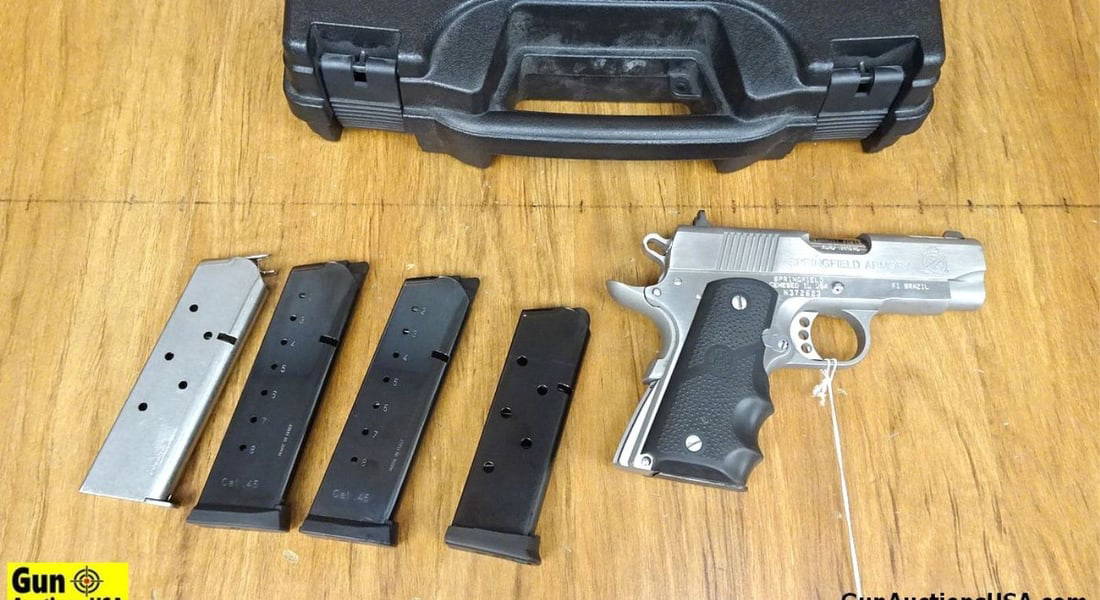 Springfield V10 Ultra Compact .45 Acp Semi Auto Pistol. Excellent ...