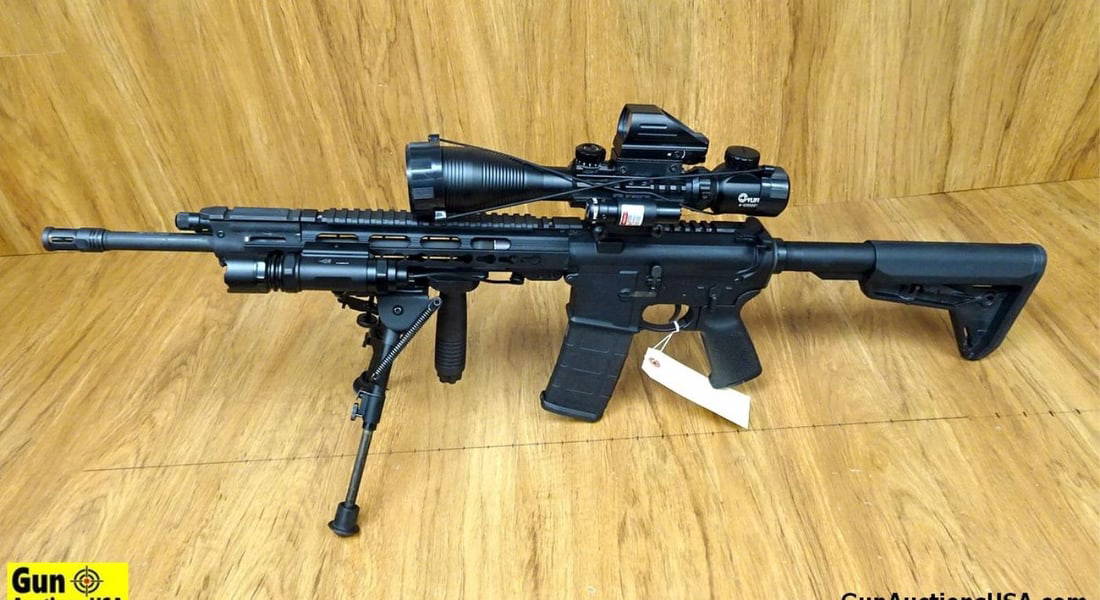 Ruger Sr-556 5.56 Nato Semi Auto Rifle. Very Good. 16" Barrel. Shiny ...