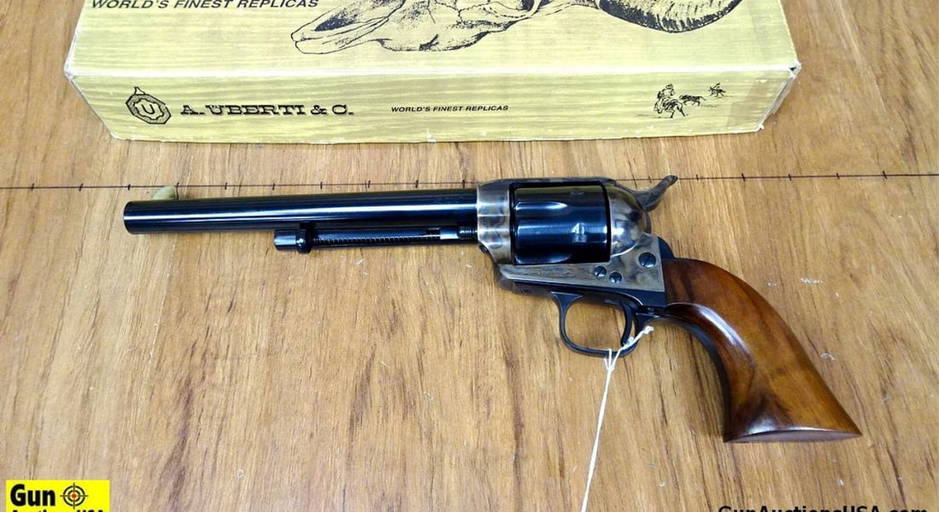 A. Uberti Old Model Pinched Frame .45 Colt Revolver. Like New. 7.5 ...