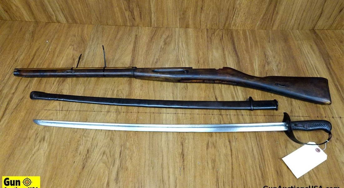 Japanese Military Surplus, Russian Surplus Sword/stock . Good Condition ...