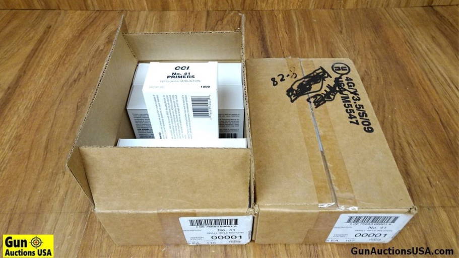 Cci Primers. New In Box . 10,000 Small Rifle Military Primers. (66794)