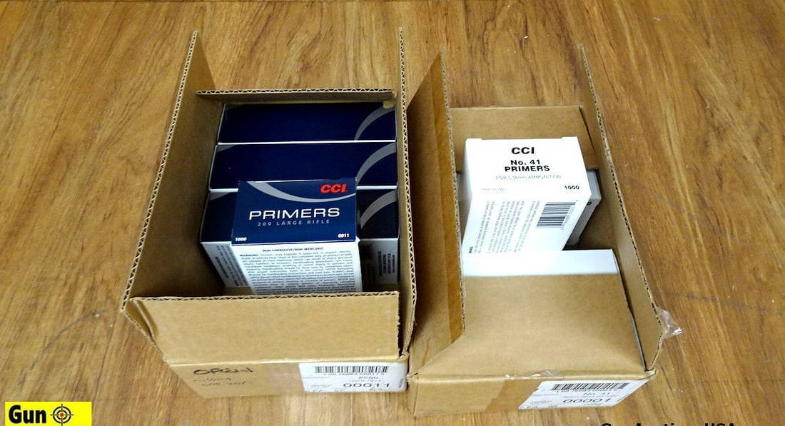 Cci Primers. New In Box . 9,000 In Total; 4000 Large Rifle Primers, And ...