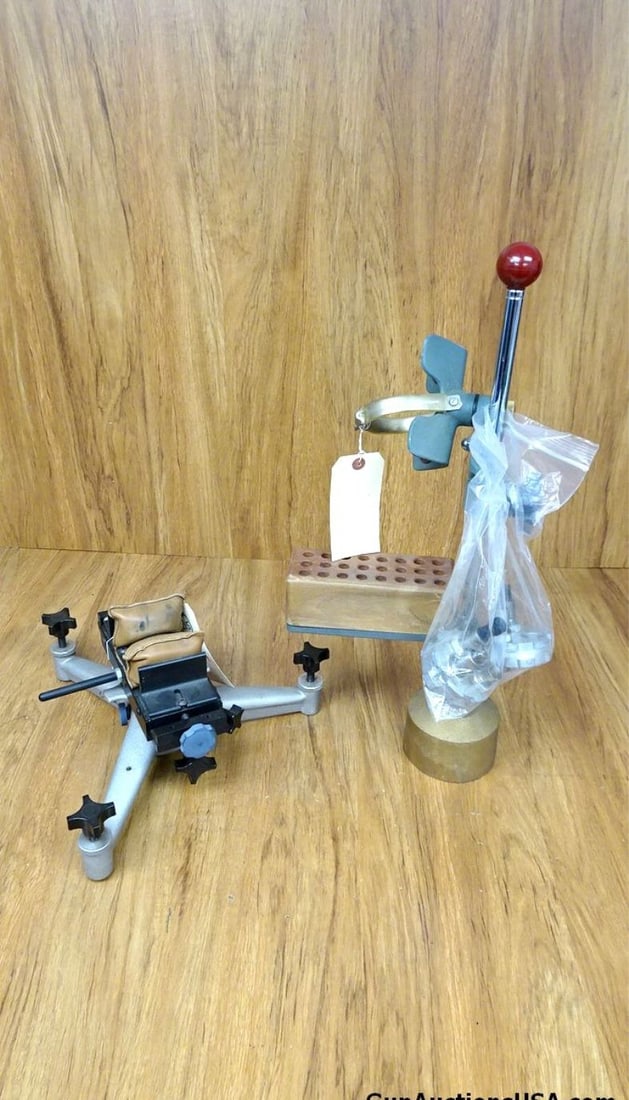 Bald Eagle Machine Co. Rifle Rest, Stand, Etc. . Lot Of 2; One Rifle ...