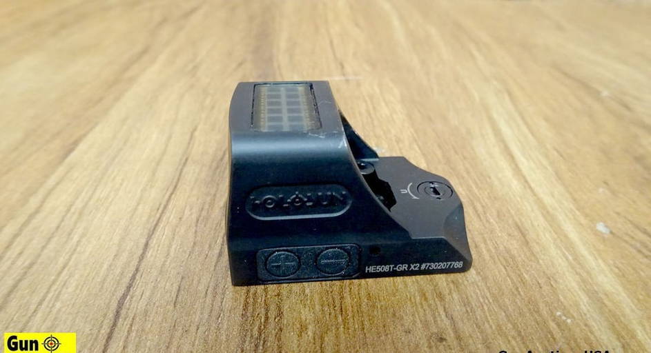 Holson He508t Gr X2 Sight. Very Good . Green Dot Reflex Sight, Solar ...