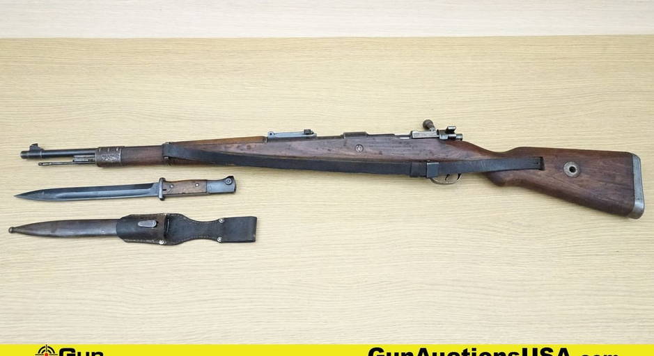 Mauser Mod.98 8mm Mauser Bolt Waffen Stamps Rifle. Very Good. 23.5 ...