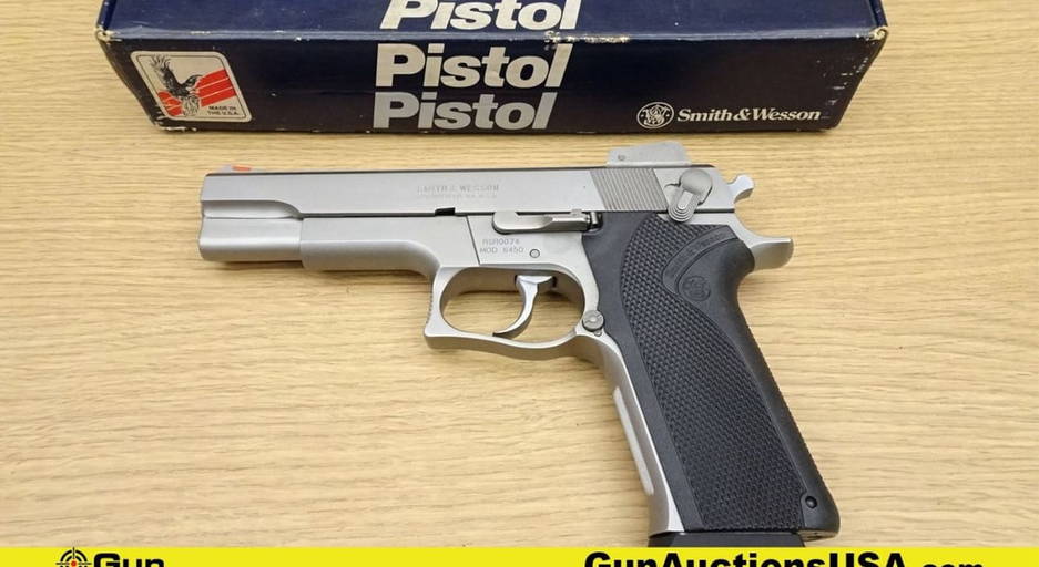 S&w 6450 .45 Acp Semi Auto Pistol. Excellent. 5" Barrel. Shiny Bore ...