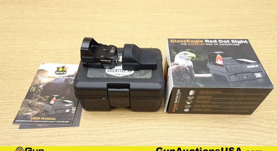 Creative Xp Glass Eagle Red Dot Sight. Like New. Glass Eagle Red Dot ...