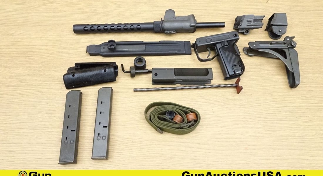 Israeli Uzi 9mm Parts. Excellent. Cut Receiver Parts Kit From Israeli ...