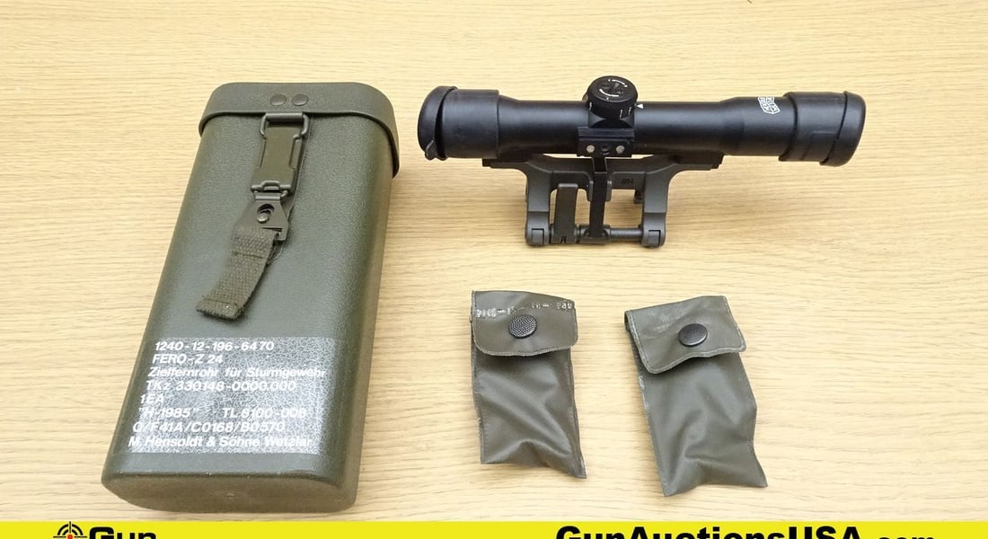 Hensoldt Wetzlar Fero-z.24 Collector's Scope. Excellent. Hk91-scope ...