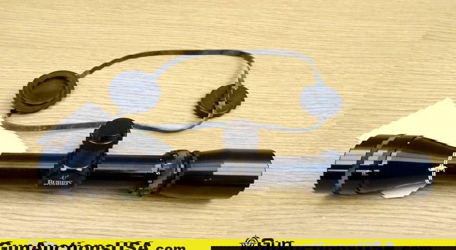 Burris Scope. Very Good. Gloss Black, Long Eye Relief, Duplex Reticle ...