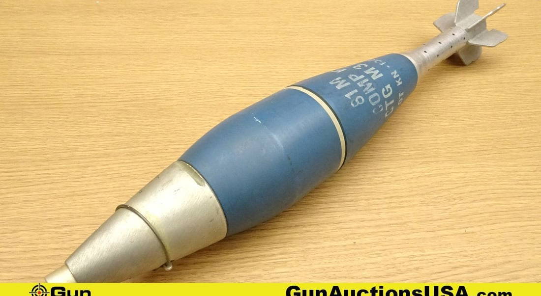 U.s. M374 Collector's Training Mortar. Excellent. Inert Training Mortar ...