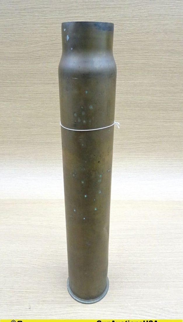 Military Surplus Casing. Antique 1945 75 Mm Artillery Casing ...