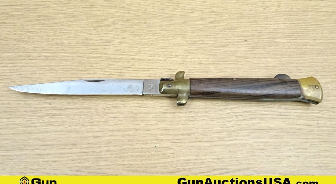 Rostfrei Knife. Good Condition. Extra Large Italian Lock Back Stiletto ...