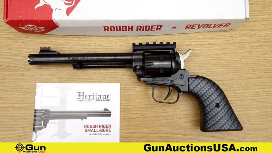 Heritage Mfg Rough Rider 22lr Threaded Barrel Revolver. Very Good. 6.5 ...