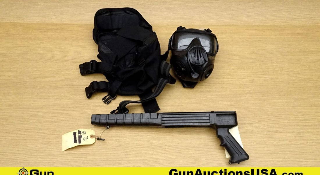 Ramline, Black Hawk, Etc. Stock, Gas Mask, Tactical Bag. Good Condition ...