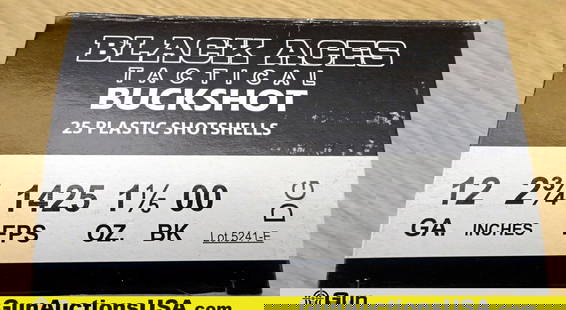 Black Aces 12 Ga. High Velocity Slug Ammo. 100 Rds. 1 Oz. 28 Gr, 2 3/4 ...