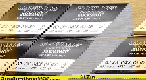 Black Aces 12 Ga. High Velocity Slug Ammo. 100 Rds. 1 Oz. 28 Gr, 2 3/4 ...