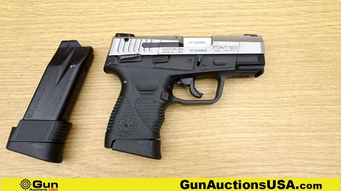 Taurus 45acp Pistol. Very Good. 3.5" Barrel. Shiny Bore, Tight Action ...