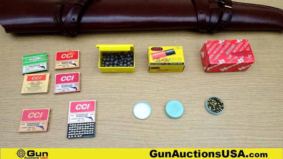 Cci, Speer, Hornady, Etc. .50 Cal Lead Balls,.350 Rounds Balls, .38 ...
