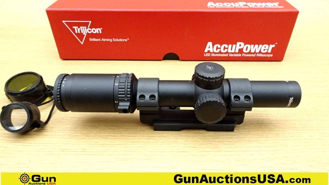Trijicon Scope. Excellent. Accupower Lpvo Rifle Scope, 1-4x24 Mm Power ...