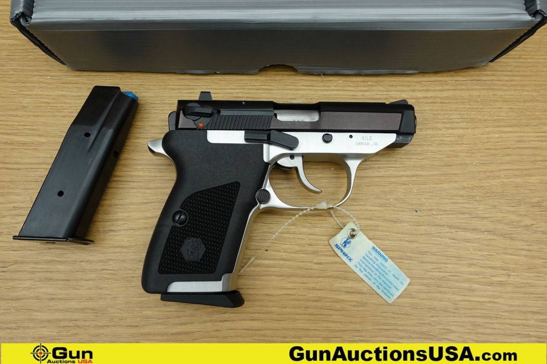 Sphinx At.380-m .380 Acp Pistol. Excellent. 3.5" Barrel. Shiny Bore ...