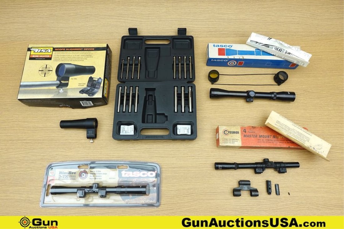 Tasco, Bsa, Crossman 663a, Etc Scopes, Bore Sight. Excellent. 1 Multi ...