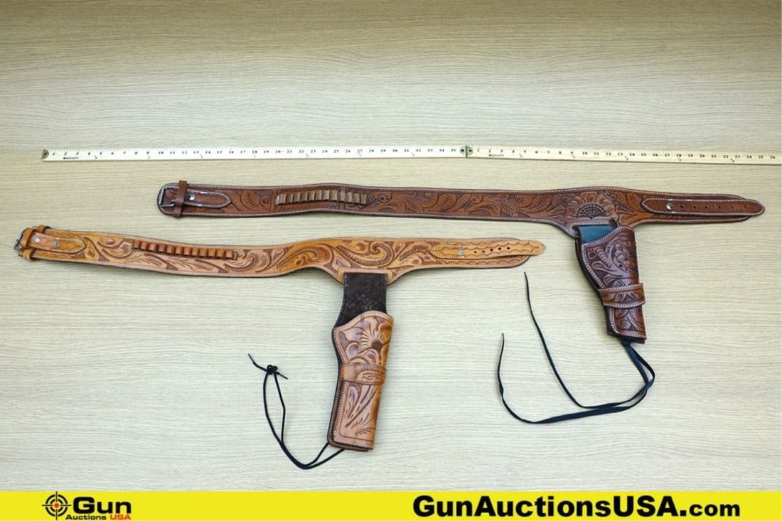 Cowboy Rigs. Very Good. Two Western Cowboy Action Rigs Features, Single ...