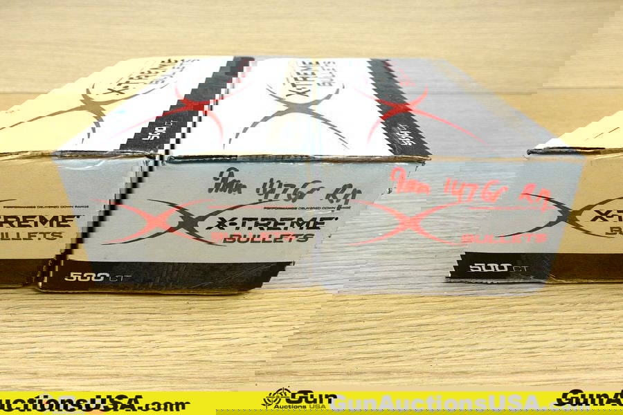 X-treme Bullets 9mm Projectiles. Approx. 1000 147 Gr. Round Nose ...