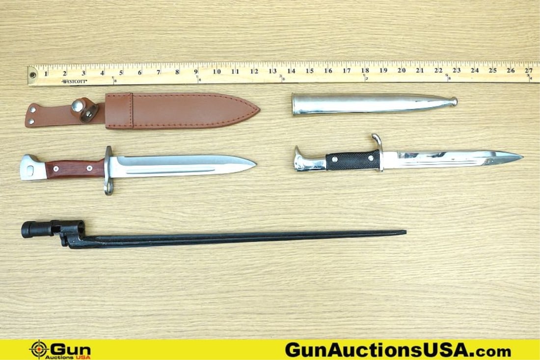 Military Surplus Collector's Bayonets. Good Condition. One Tri Blade ...