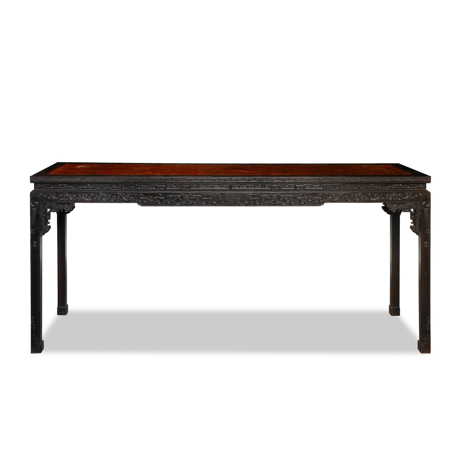 Chinese Qing Dynasty Rosewood Round Table