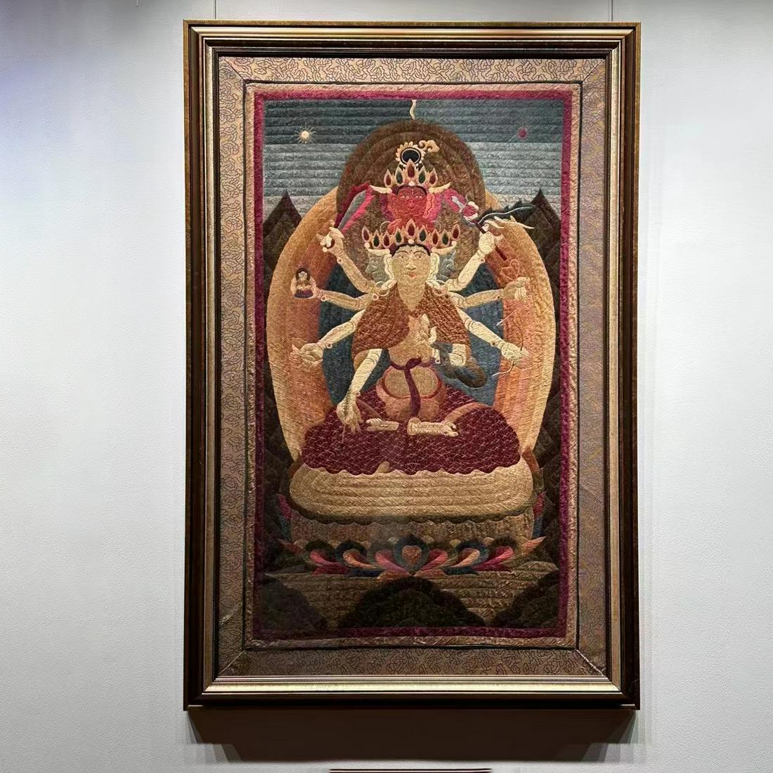 QING DYNASTY, ZHUNTI BUDDHA MOTHER EMBROIDERED THANGKA (#0016) on Mar ...