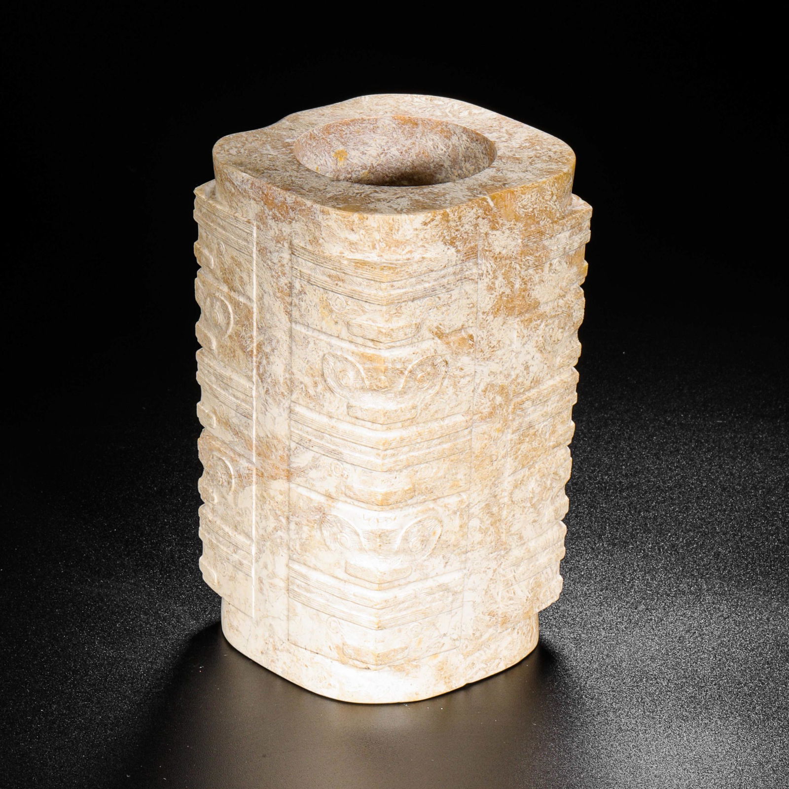 Jade Rice Dumplings With Animal Patterns Before Ming Dynasty