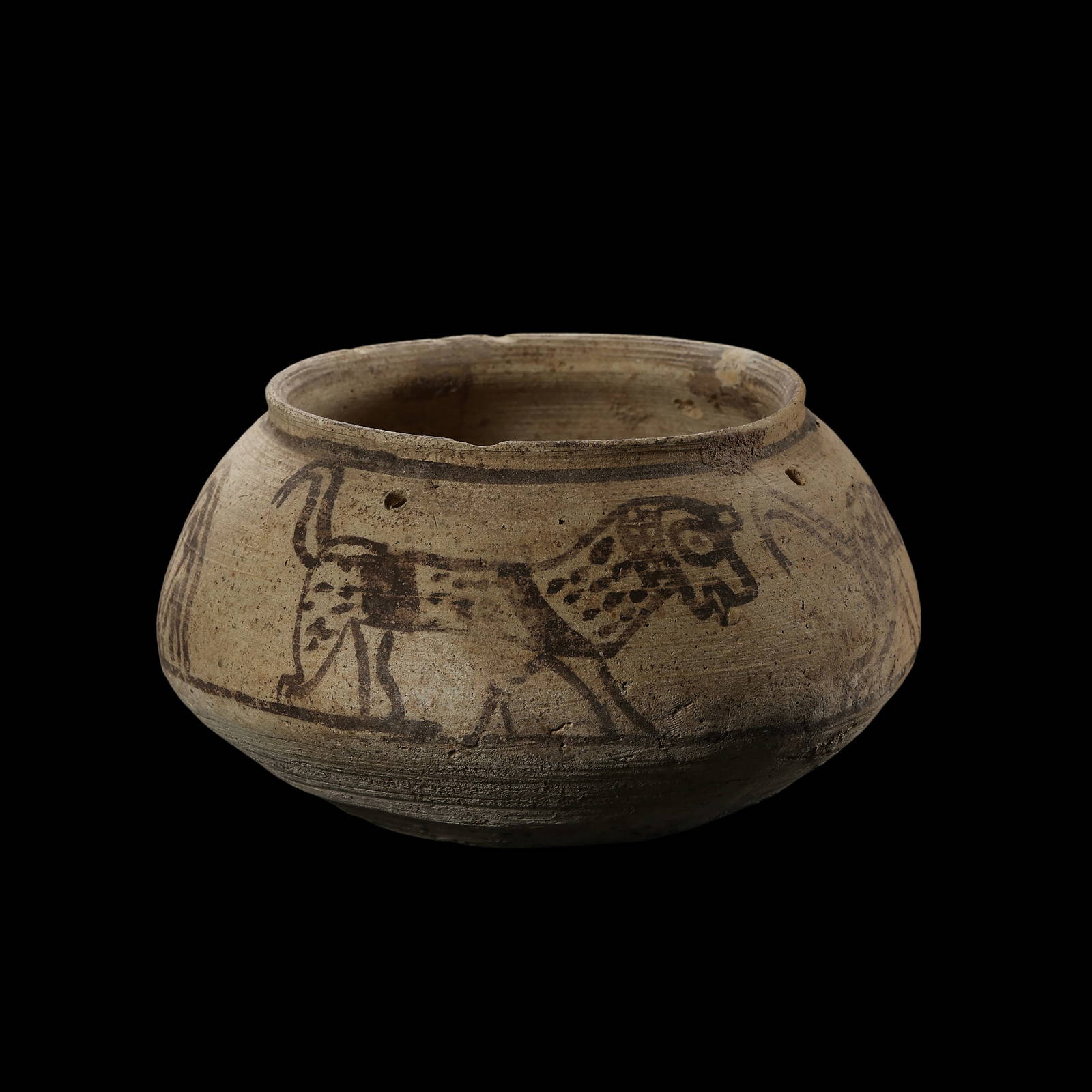 Hongshan Culture Painted Pottery Pots, Hongshan Culture, China Auction