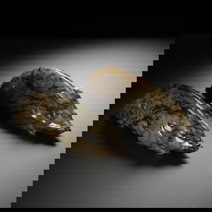 A Pair Of Jade Pigs,han Dynasty,china