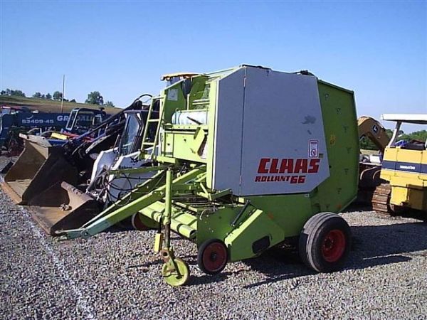 67: CLAAS ROLLANT 66 ROUND BALER W/NET WRAP