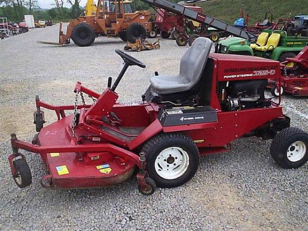 Toro 325 D 4wd Front Cut Mower W/72 In Deck - Jun 07, 2007 | Quarrick ...