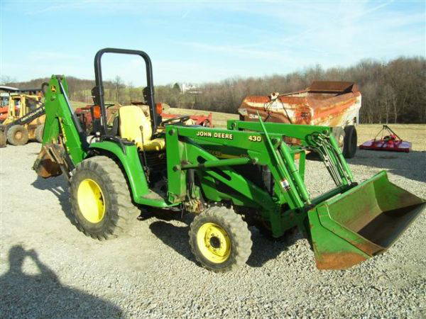 John Deere 4310 4wd Tractor W/loader/backhoe