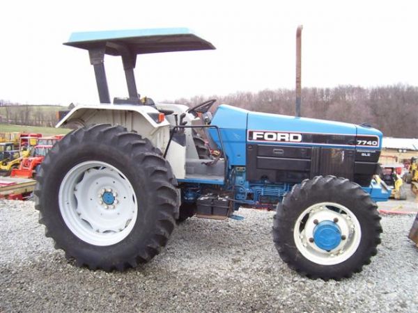 417: FORD 7740 POWERSTAR SLE 4WD FARM TRACTOR