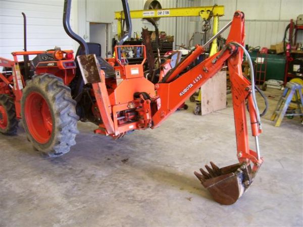 1141: NICE KUBOTA 4690 3PT BACKHOE FOR FARM TRACTORS : Lot 1141